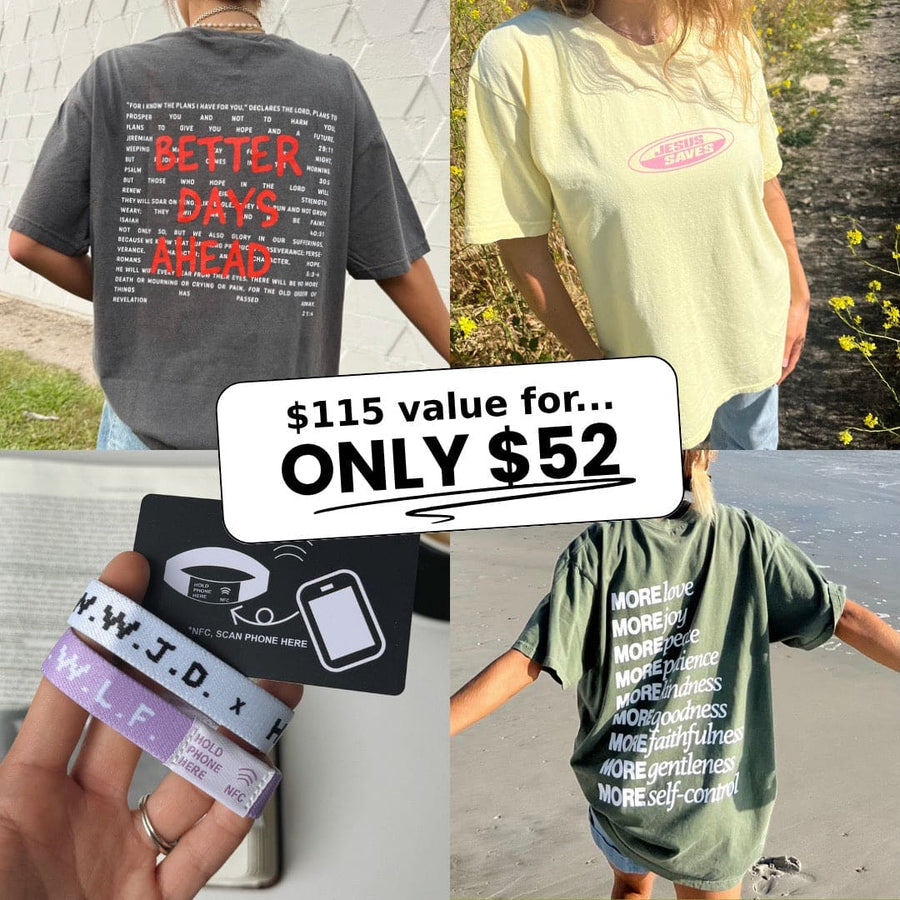 HWLF 🤩 Christian T-Shirts, Sweatshirts, Bracelets, & MORE - He Would ...
