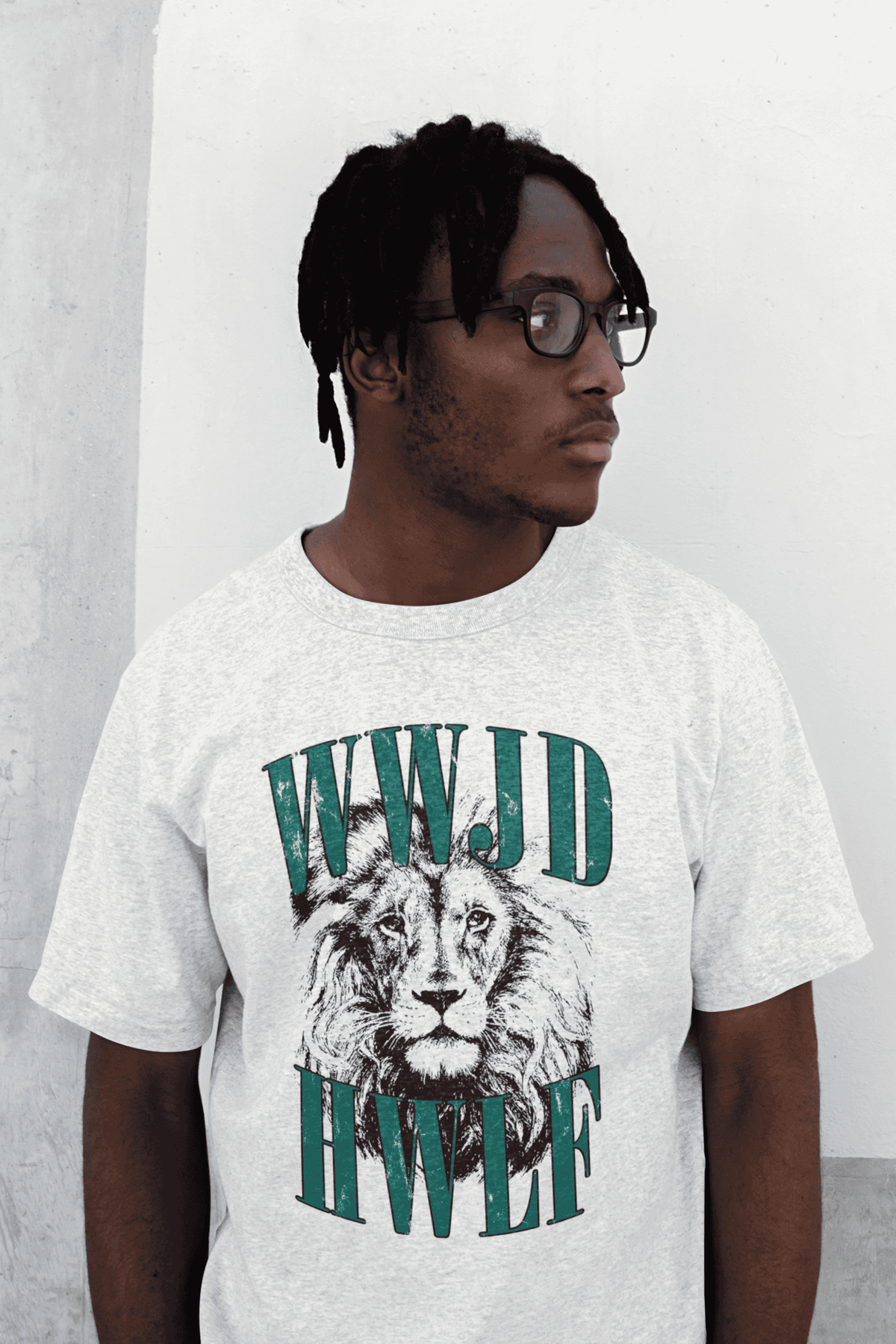 BEST SELLER! | VINTAGE LION | ASH | TEE - He Would Love First